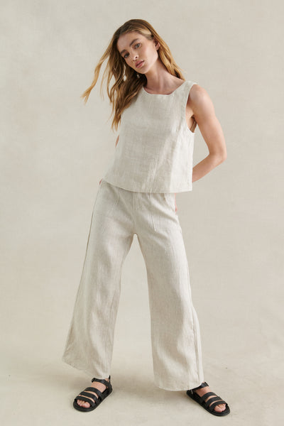 Jude linen pants - natural – sim&bella